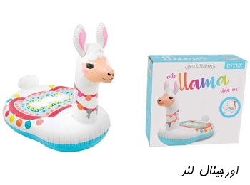 قیمت و خرید شناور بادی روی آب طرح لاما کوچک اینتکس